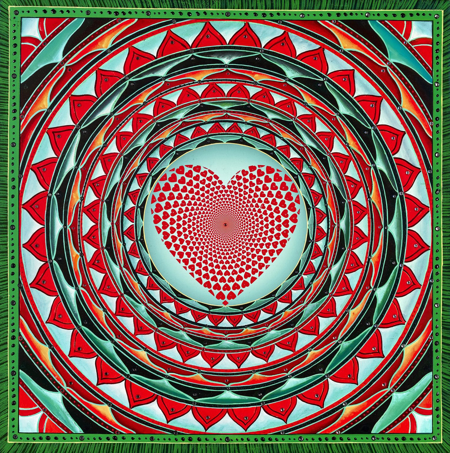Heart Wheel – Mandala