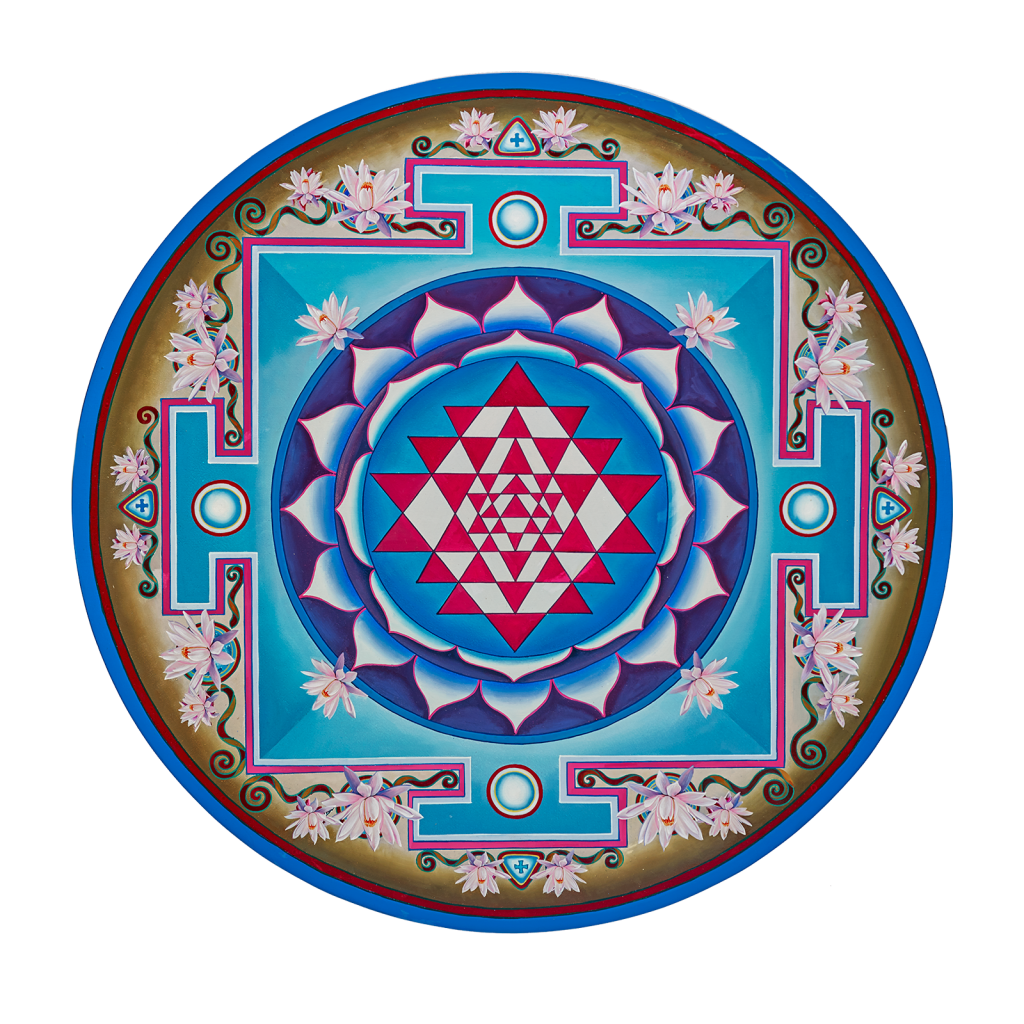 Sri Yantra and Lotus – Mandala